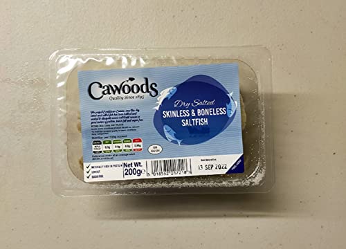 Cawoods Dry Salted Skinless & Boneless Saltfish, 200g – Blue Pirate